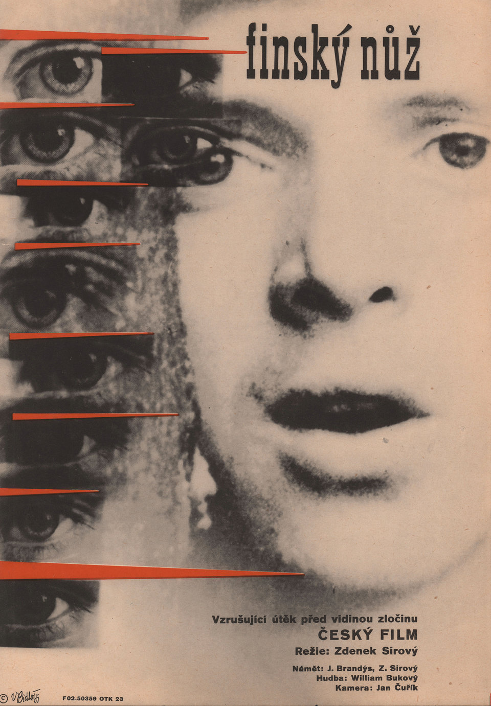 Finsky nuz Original 1966 Czech A3 Movie Poster - Posteritati Movie Poster Gallery