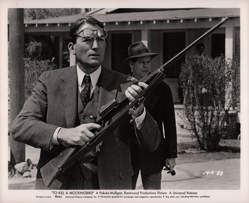 Atticus Finch With Gun Drawing