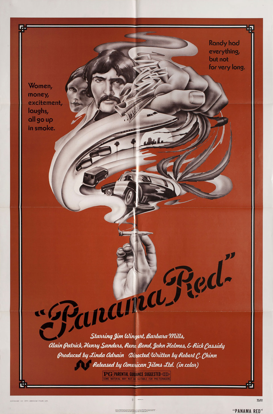 Panama Red Original 1976 U.S. One Sheet Movie Poster - Posteritati ...