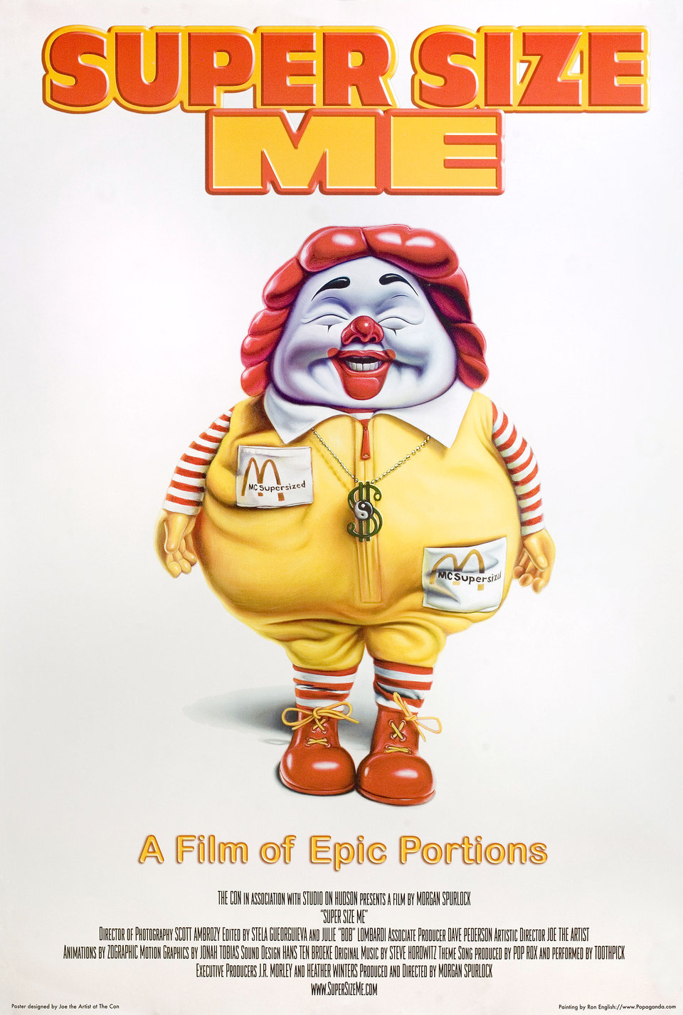 Super Size Me 2003 U.S. One Sheet Poster - Posteritati Movie Poster Gallery