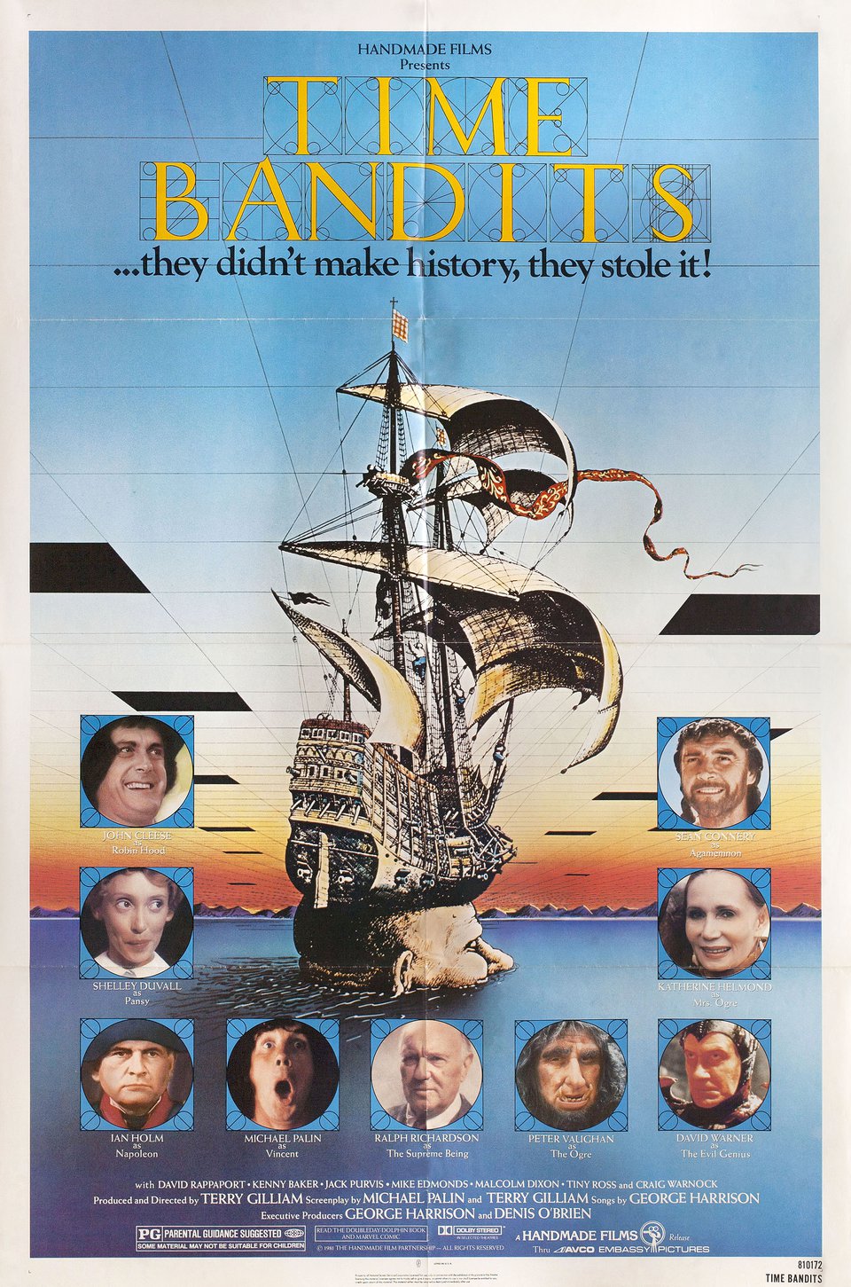 Time Bandits 1981 U.S. One Sheet Poster - Posteritati Movie Poster Gallery