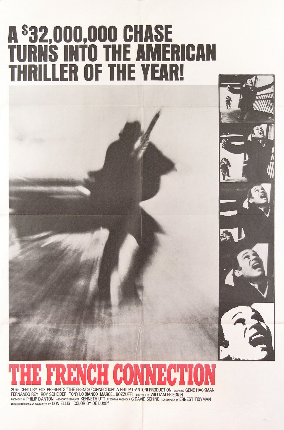 The French Connection 1971 U.S. One Sheet Poster - Posteritati Movie ...