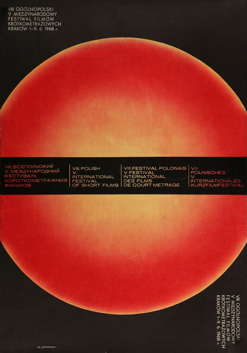 VIII Polish International Festival of Short Films Original 1968 Polish ...