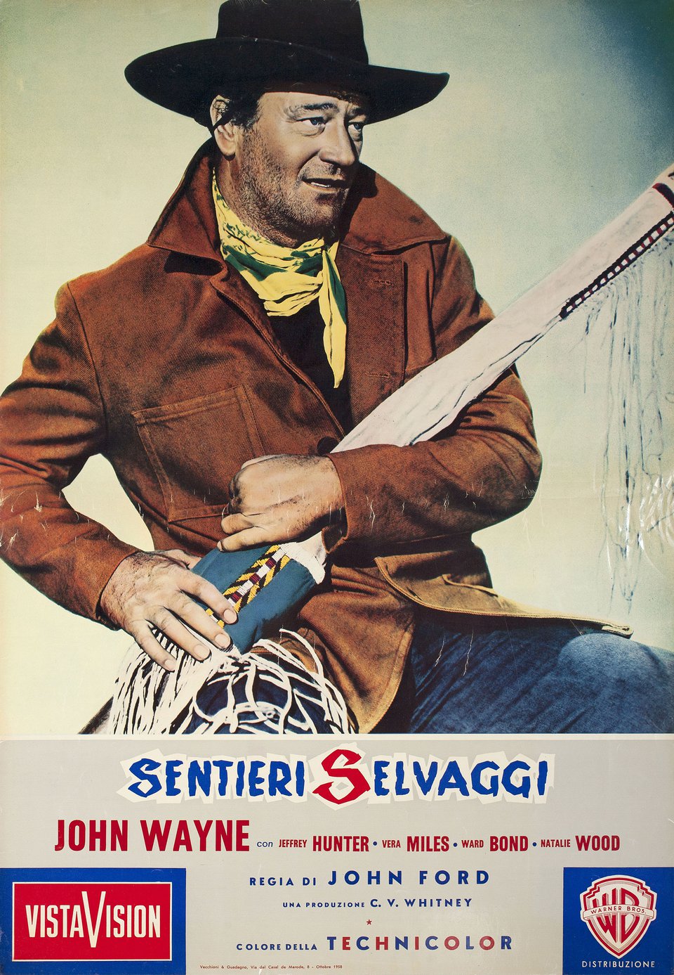 The Searchers Original R1958 Italian Fotobusta Movie Poster The Searchers Original R1958 Italian Fotobusta Movie Poster