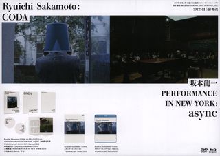 Ryuichi Sakamoto: async Live at the Park Avenue Armory 2018 Japanese B5 Chirashi Handbill ...