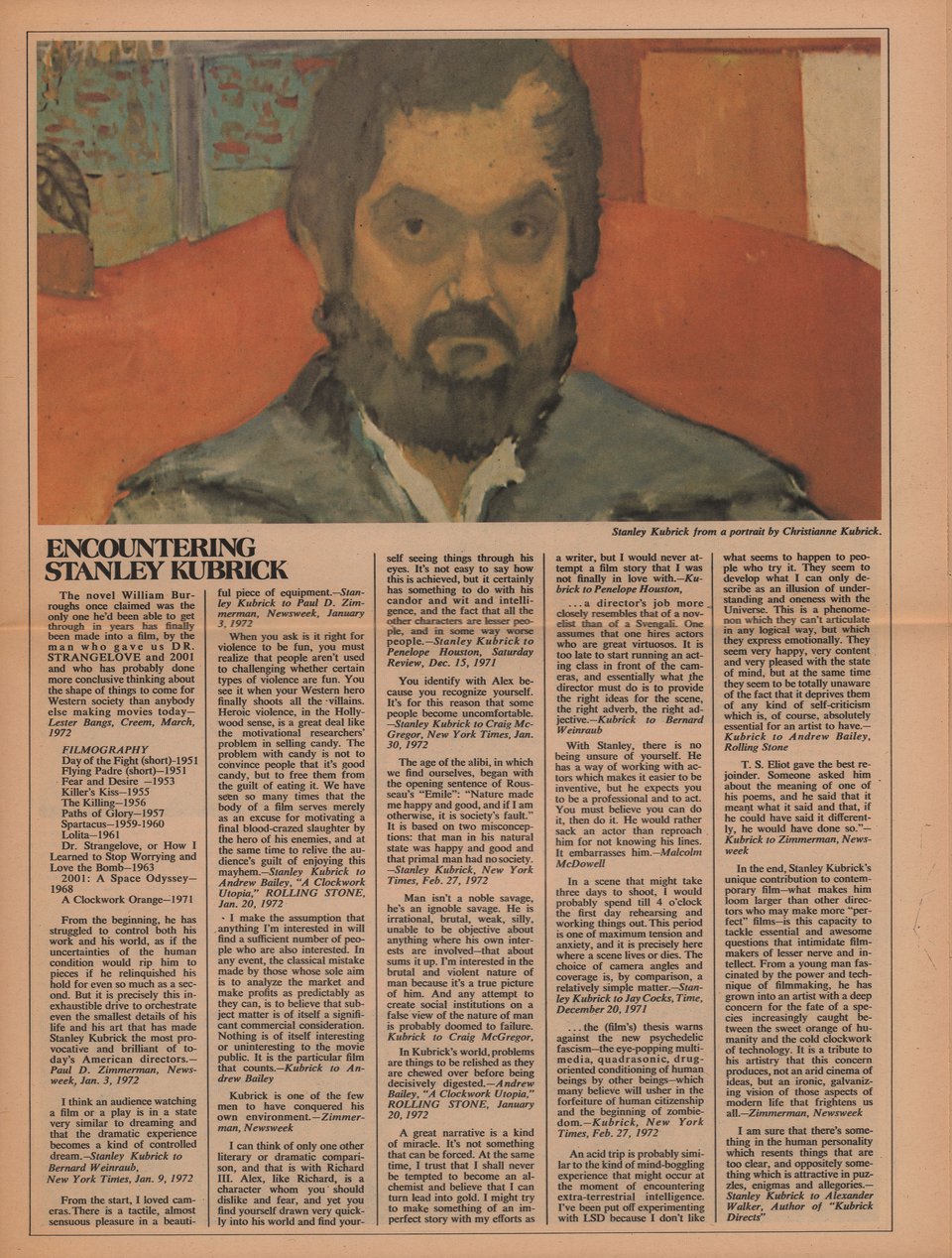 A Clockwork Orange Original 1972 U.S. Magazine - Posteritati Movie ...