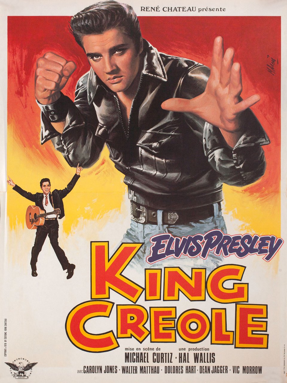 King Creole Original R1978 French Petite Movie Poster - Posteritati ...