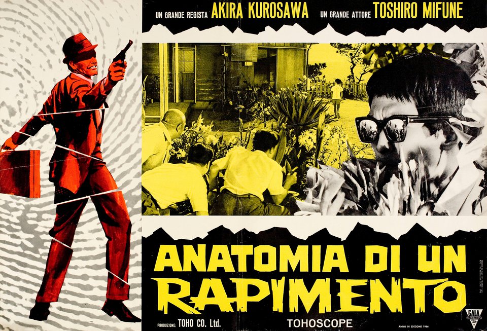 High and Low Original 1963 Italian Fotobusta Movie Poster Set of 6 ...