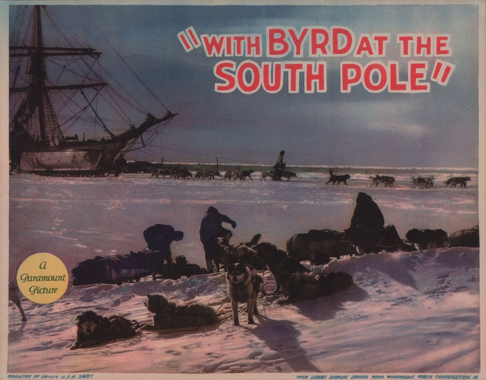 With Byrd at the South Pole Original 1930 U.S. Lobby Card Set ...