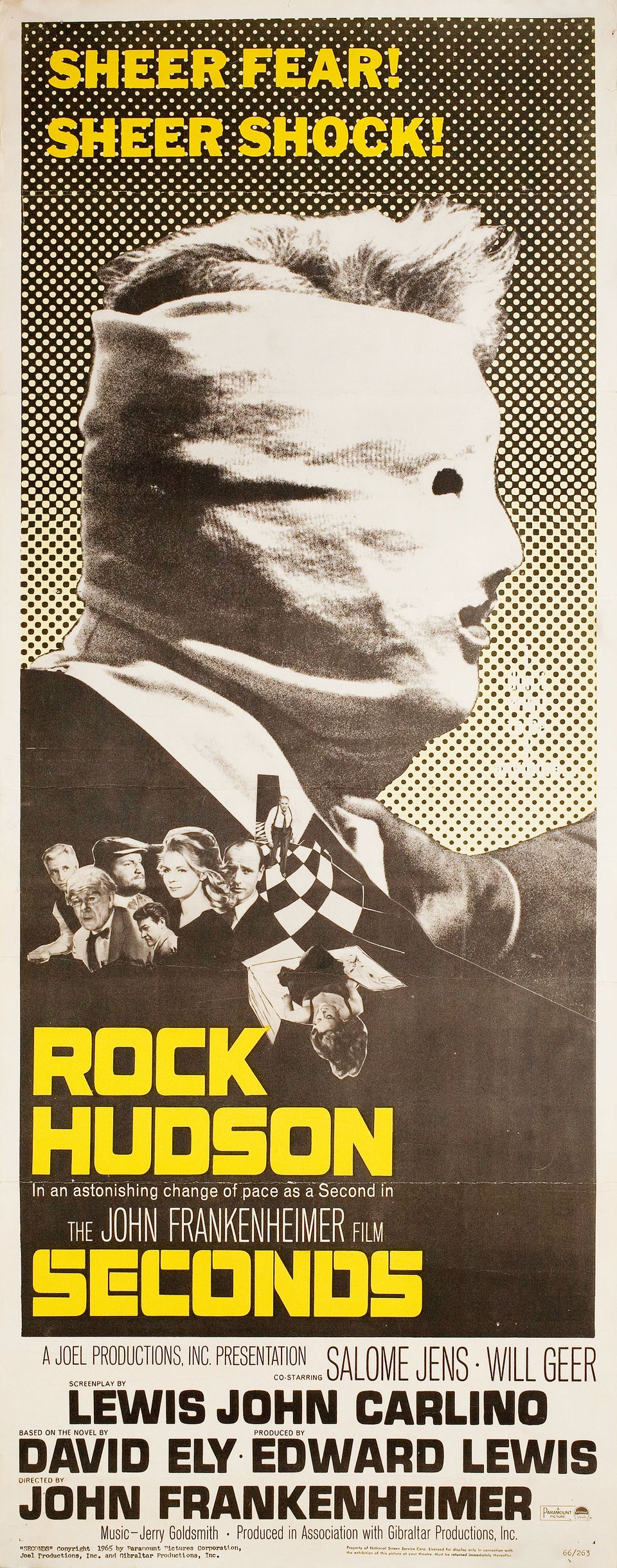 Seconds 1966 U.S. Insert Poster - Posteritati Movie Poster Gallery