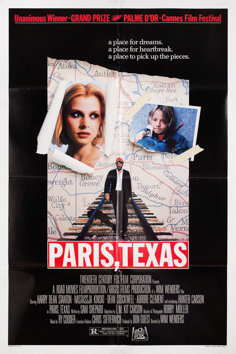 Paris, Texas 1985 U.S. One Sheet Poster - Posteritati Movie Poster Gallery