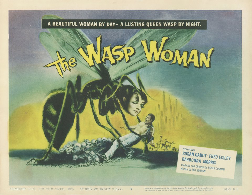 The Wasp Woman Original 1959 U.S. Title Card - Posteritati Movie Poster ...