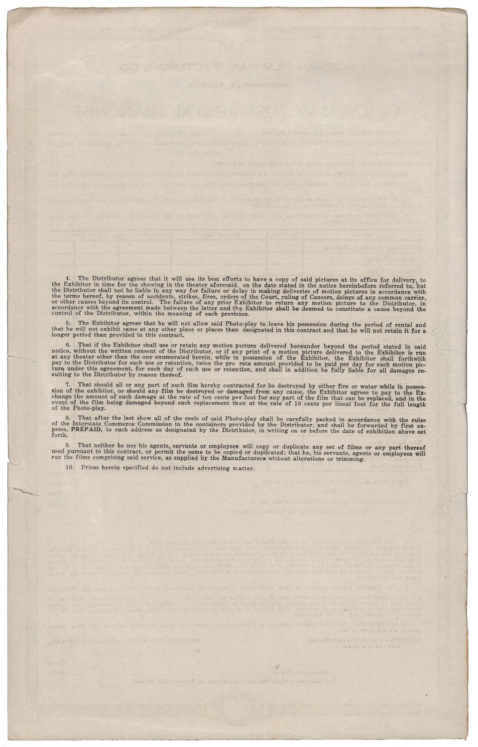 Norman Film Manufacturing Co. Original 1920s U.S. Colored Picture ...