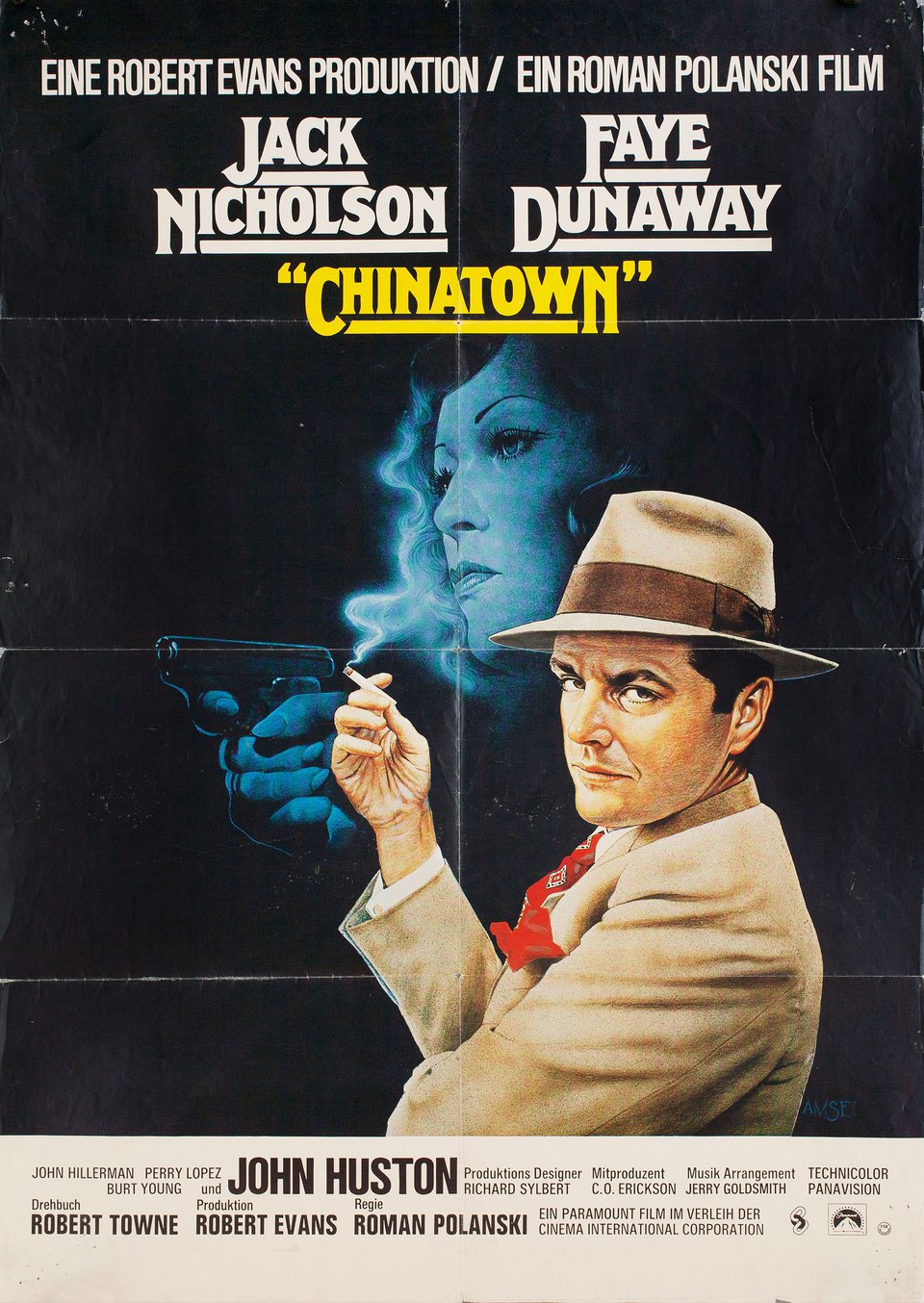 Chinatown Original R1980s German A1 Movie Poster - Posteritati Movie ...