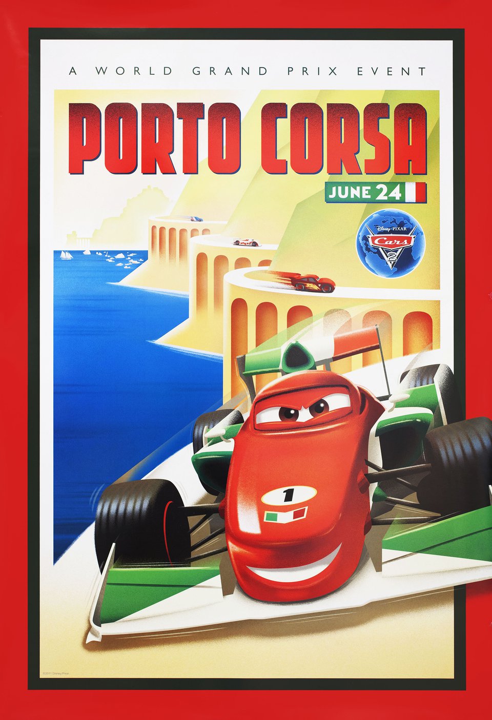 Cars 2 Original 2011 U.S. Movie Poster Set of 4 - Posteritati Movie ...