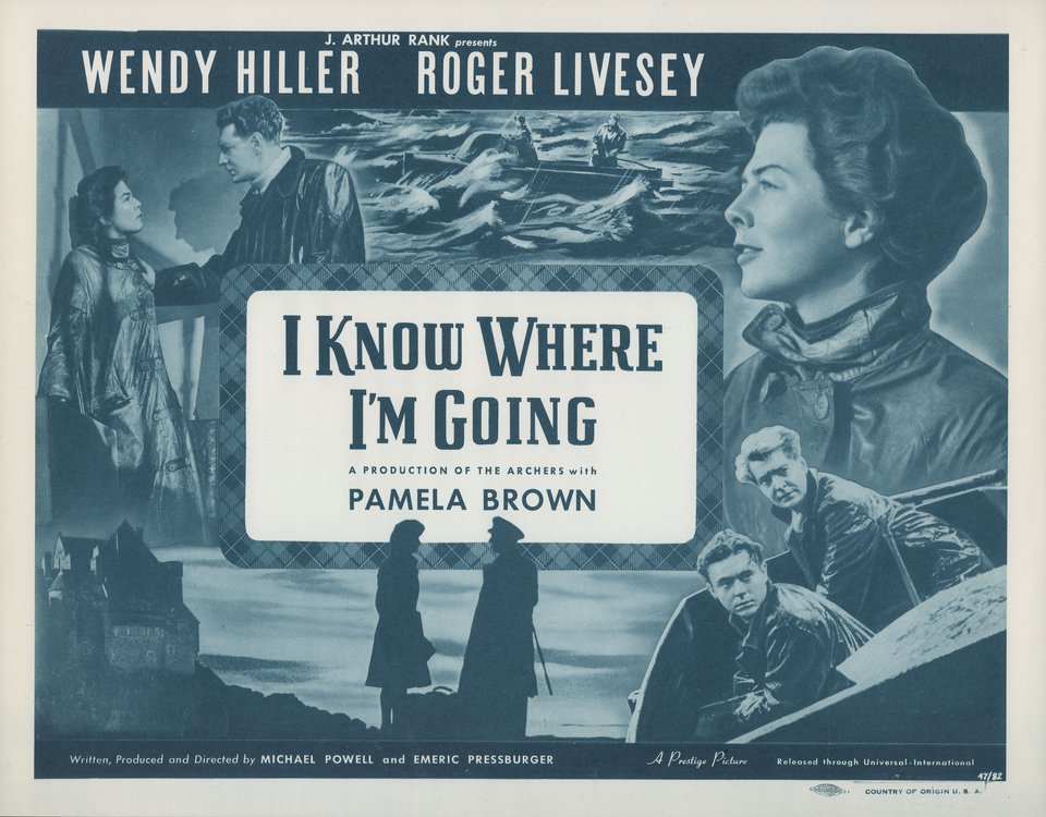 I Know Where I'm Going! Original 1947 U.S. Title Card - Posteritati ...