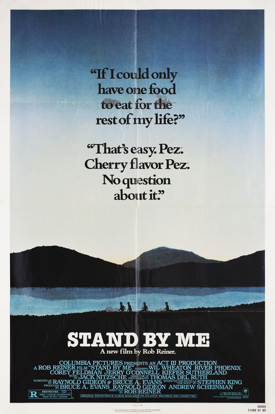 Stand by Me 1986 U.S. One Sheet Poster - Posteritati Movie Poster Gallery