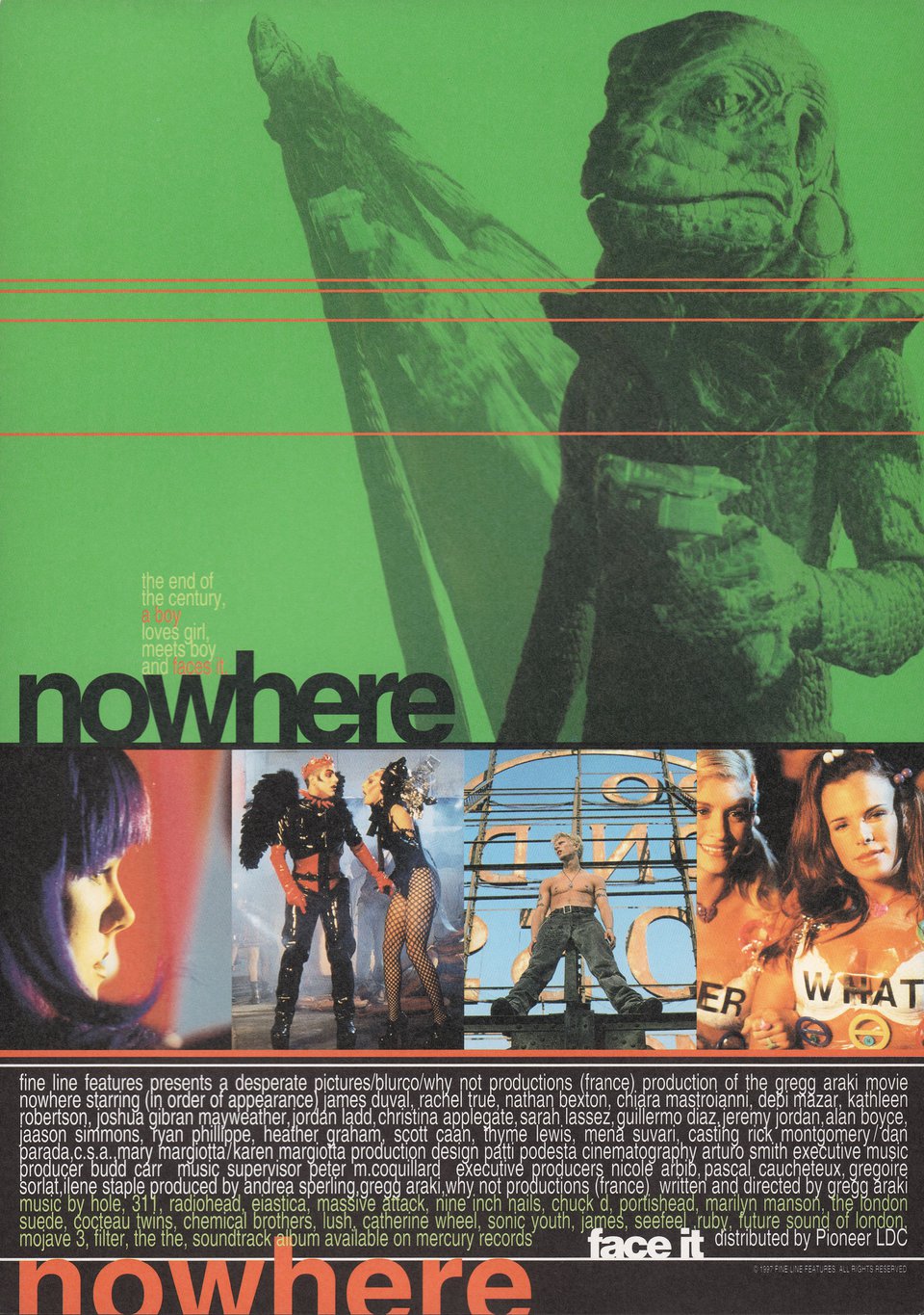 Nowhere Original 1997 Japanese B5 Chirashi Handbill - Posteritati Movie ...