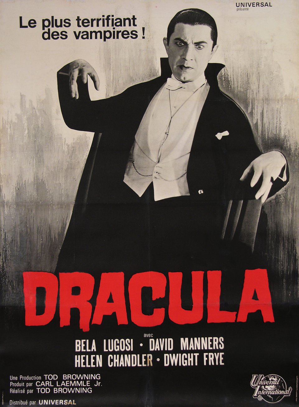Dracula R1960s French Grande Poster - Posteritati Movie Poster Gallery