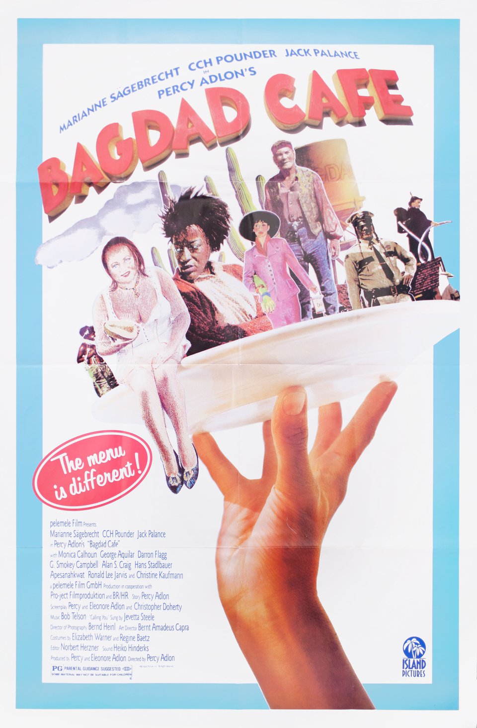 Bagdad Cafe 1988 U.S. One Sheet Poster - Posteritati Movie Poster Gallery