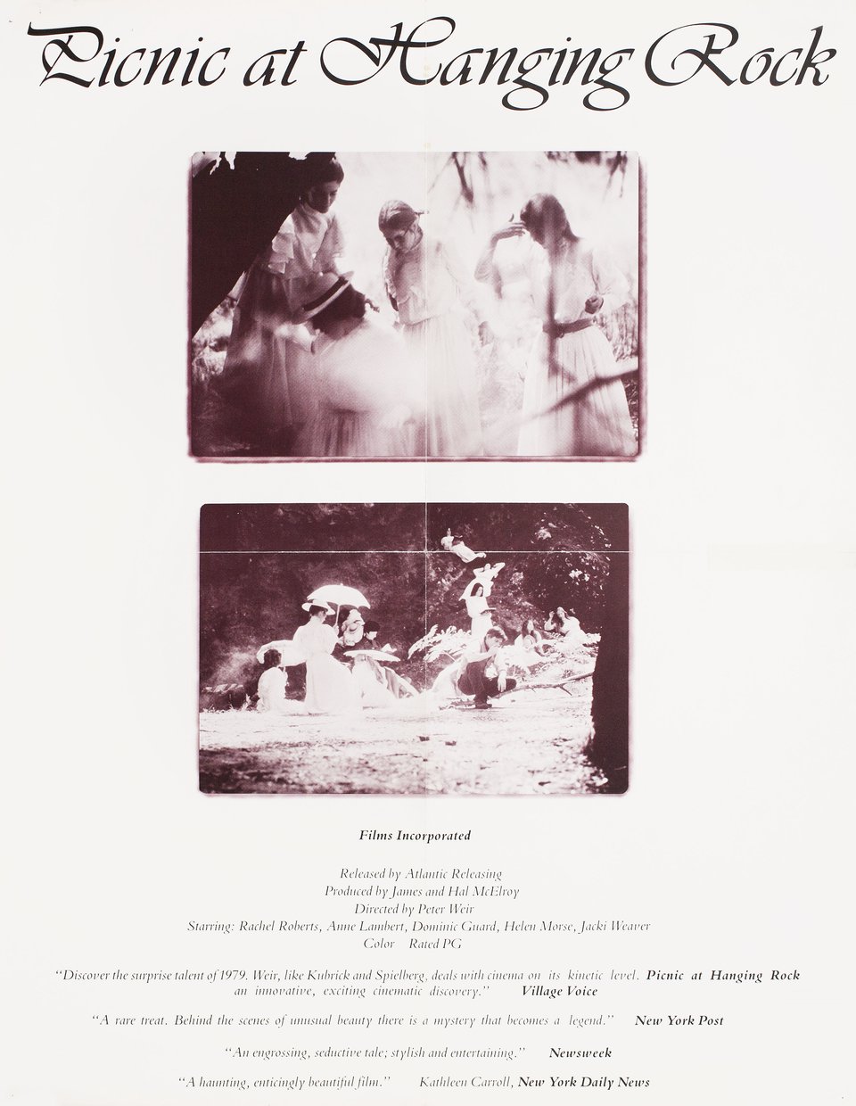 Picnic at Hanging Rock 1975 U.S. Mini Poster - Posteritati Movie Poster ...