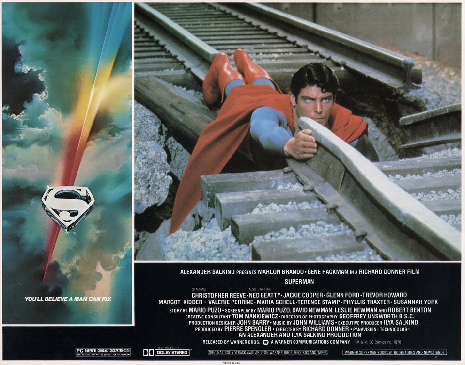 Superman Original 1978 U.S. Lobby Card Set of 8 - Posteritati Movie ...