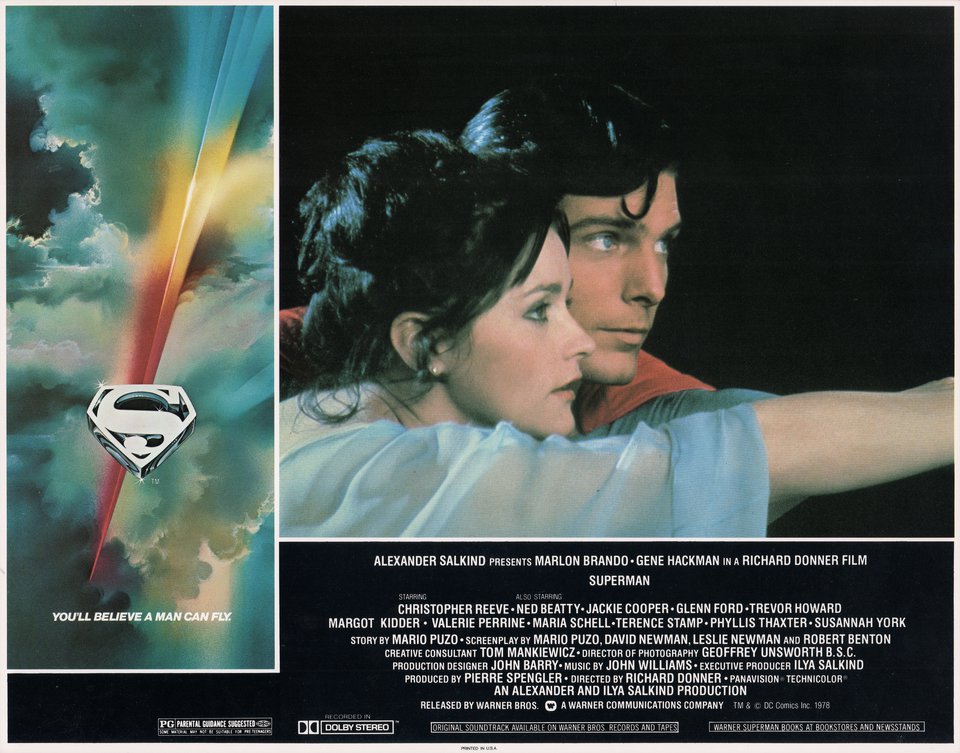 Superman Original 1978 U.S. Lobby Card Set of 8 - Posteritati Movie ...