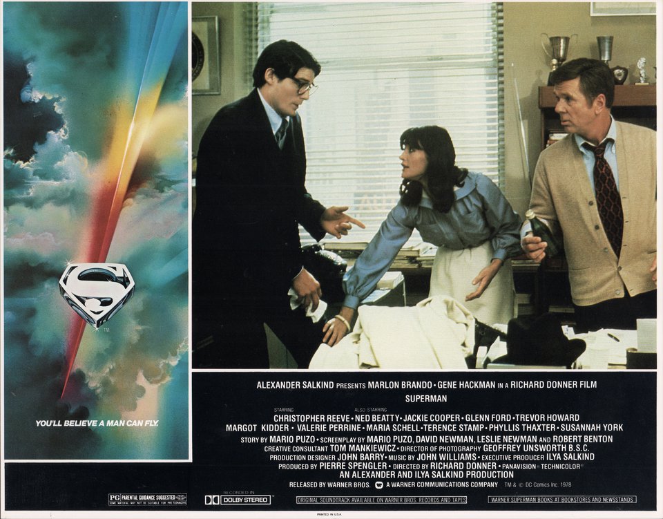 Superman Original 1978 U.S. Lobby Card Set of 8 - Posteritati Movie ...