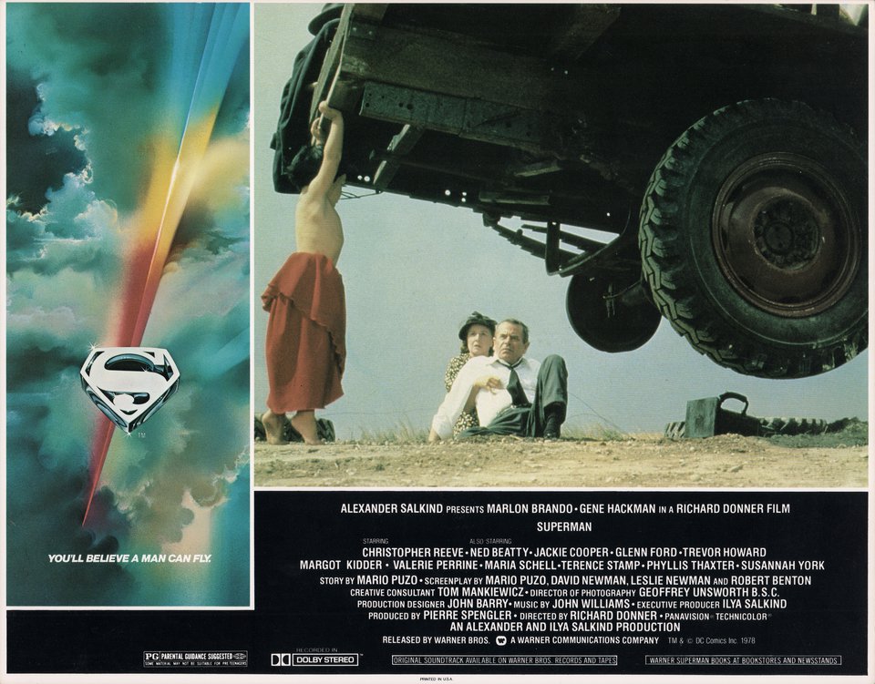 Superman Original 1978 U.S. Lobby Card Set of 8 - Posteritati Movie ...