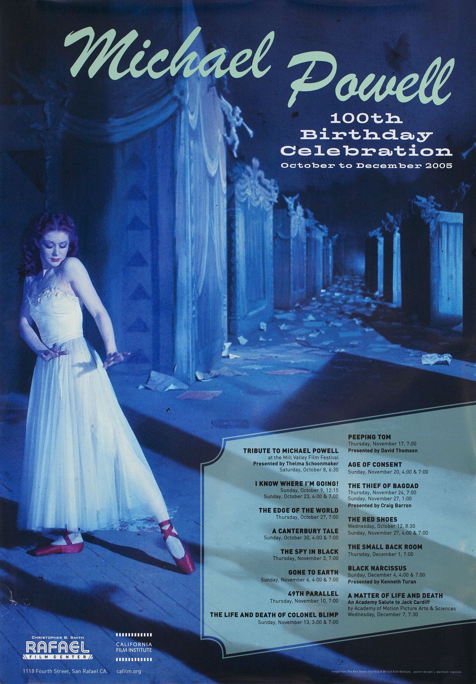 Michael Powell 100th Birthday Celebration Original 2005 U.S. Movie ...