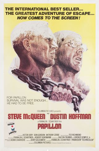 Papillon Movie Poster Papillon” Original British Quad Poster Movie