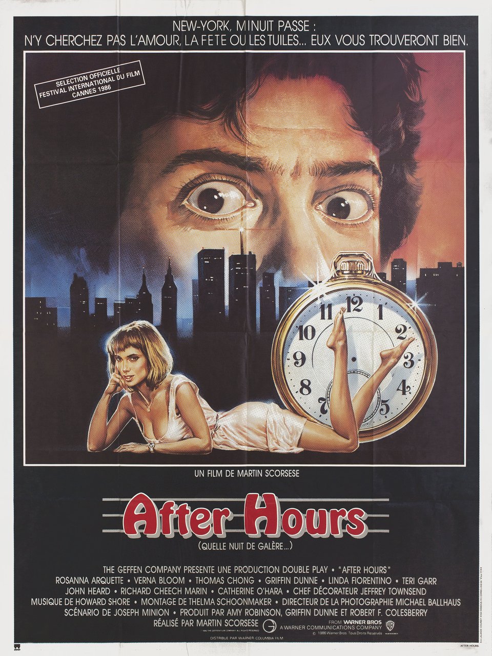 After Hours 1985 French Grande Poster - Posteritati Movie Poster Gallery