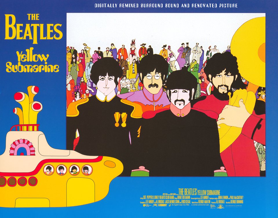 Yellow Submarine Original R1999 U.S. Lobby Card Set of 8 - Posteritati ...