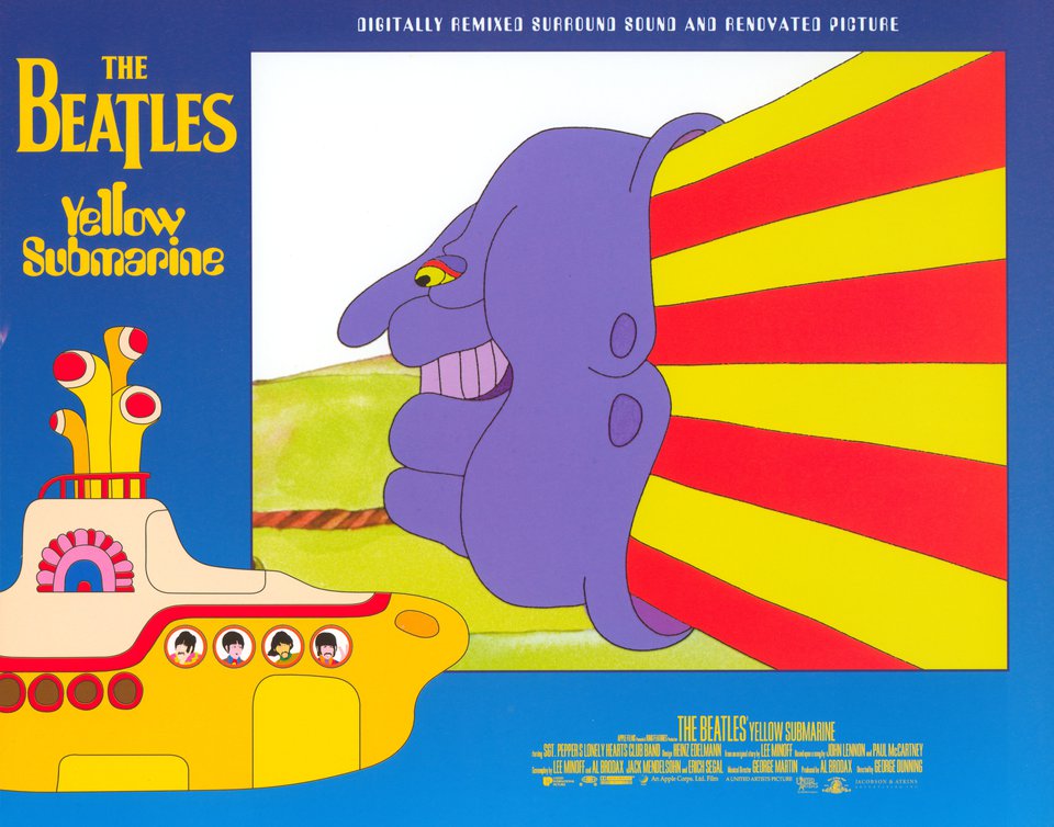 Yellow Submarine Original R1999 U.S. Lobby Card Set of 8 - Posteritati ...