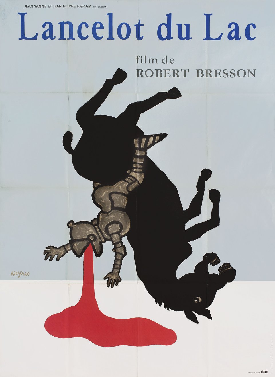 Lancelot Du Lac Original 1974 French Grande Movie Poster Posteritati