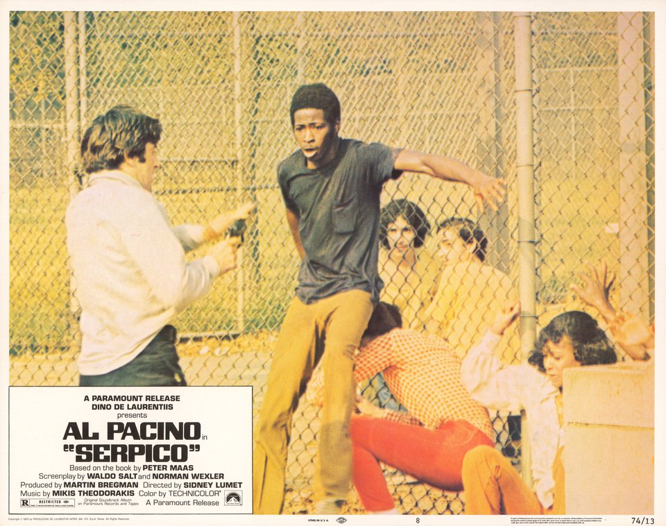 Serpico Original 1973 U.S. Scene Card Set of 4 - Posteritati Movie ...