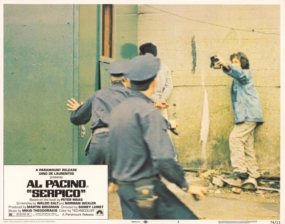 Serpico Original 1973 U.S. Scene Card Set of 4 - Posteritati Movie ...