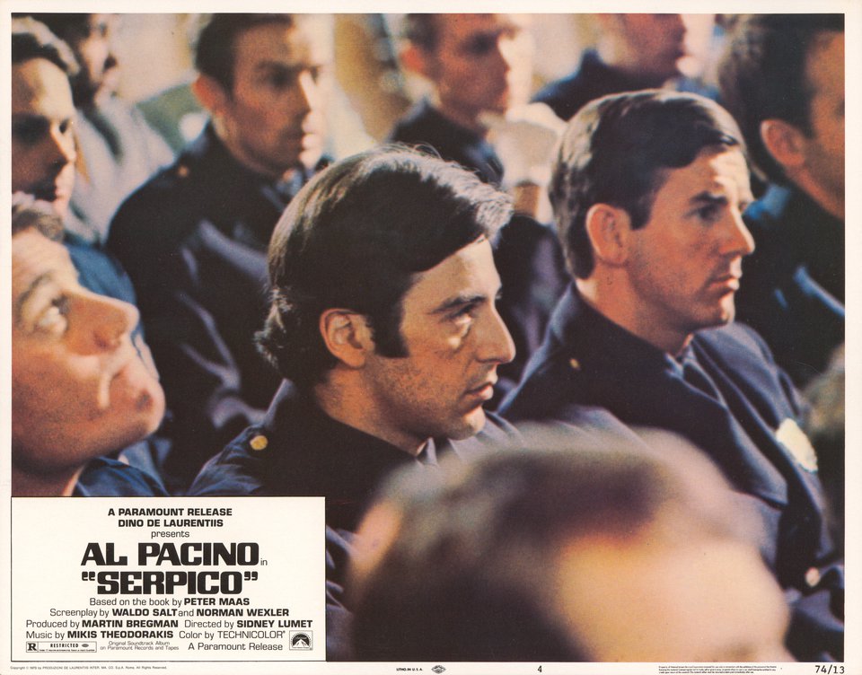 Serpico Original 1973 U.S. Scene Card Set of 4 - Posteritati Movie ...