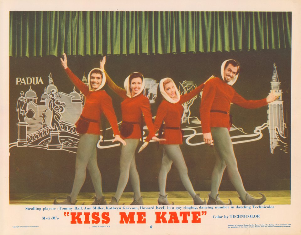 Kiss Me Kate Original 1953 U.S. Lobby Card Set - Posteritati Movie ...