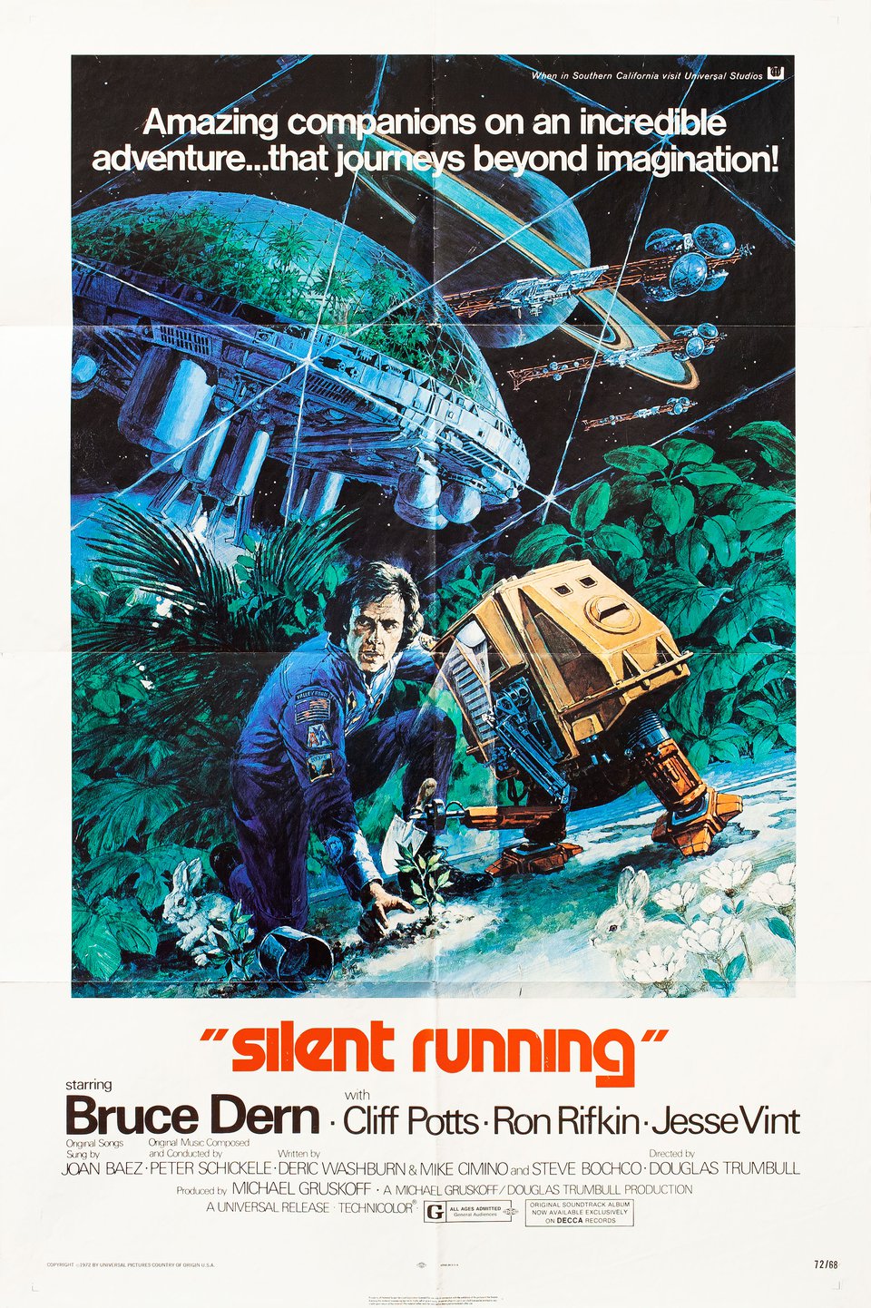 Silent Running 1972 U.S. One Sheet Poster - Posteritati Movie Poster ...