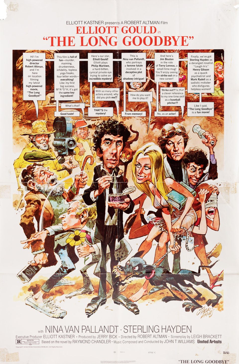 The Long Goodbye 1973 U.S. 30 by 40 Poster - Posteritati Movie Poster ...