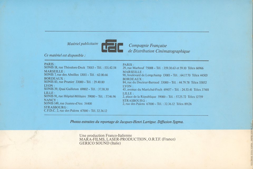 Lancelot Du Lac Original 1974 French Movie Program Posteritati Movie