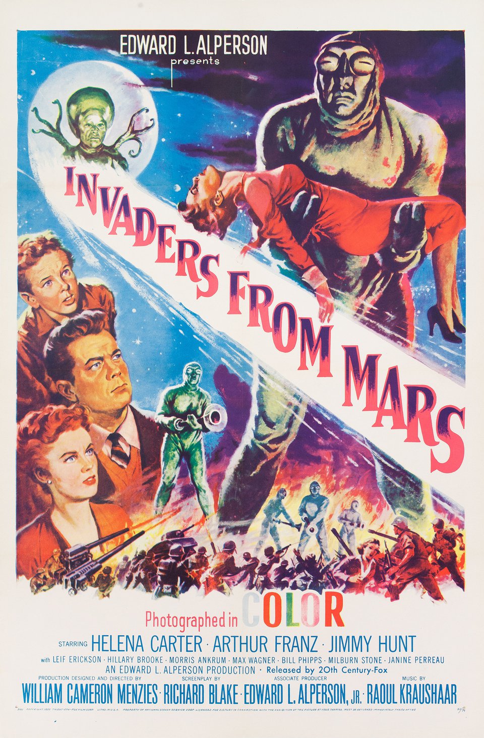 Invaders from Mars R1955 U.S. One Sheet Poster - Posteritati Movie Poster Gallery