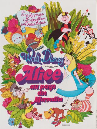disney alice in wonderland poster