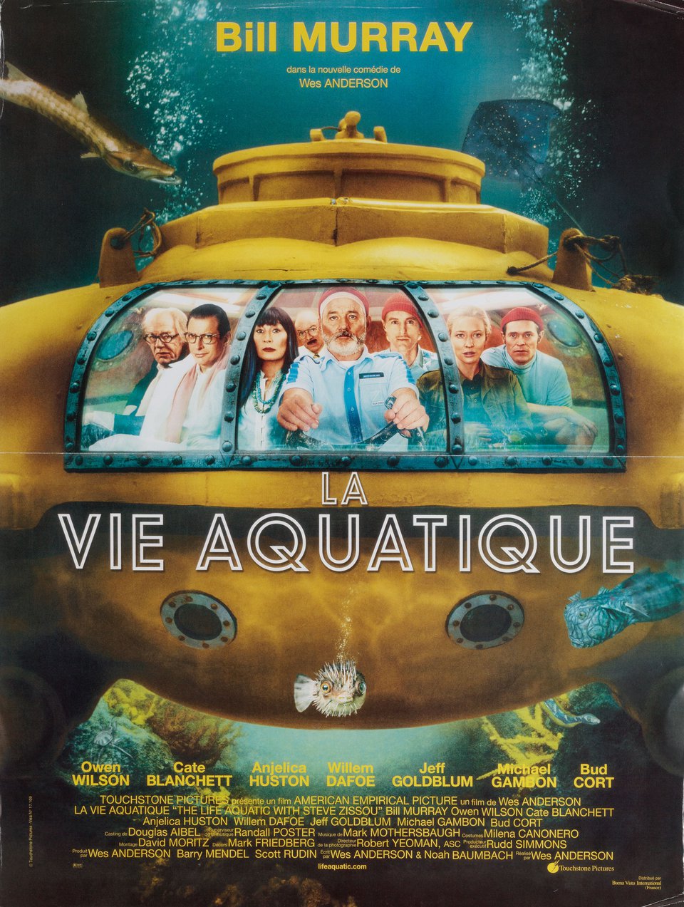 The Life Aquatic With Steve Zissou Movie Poster 2004