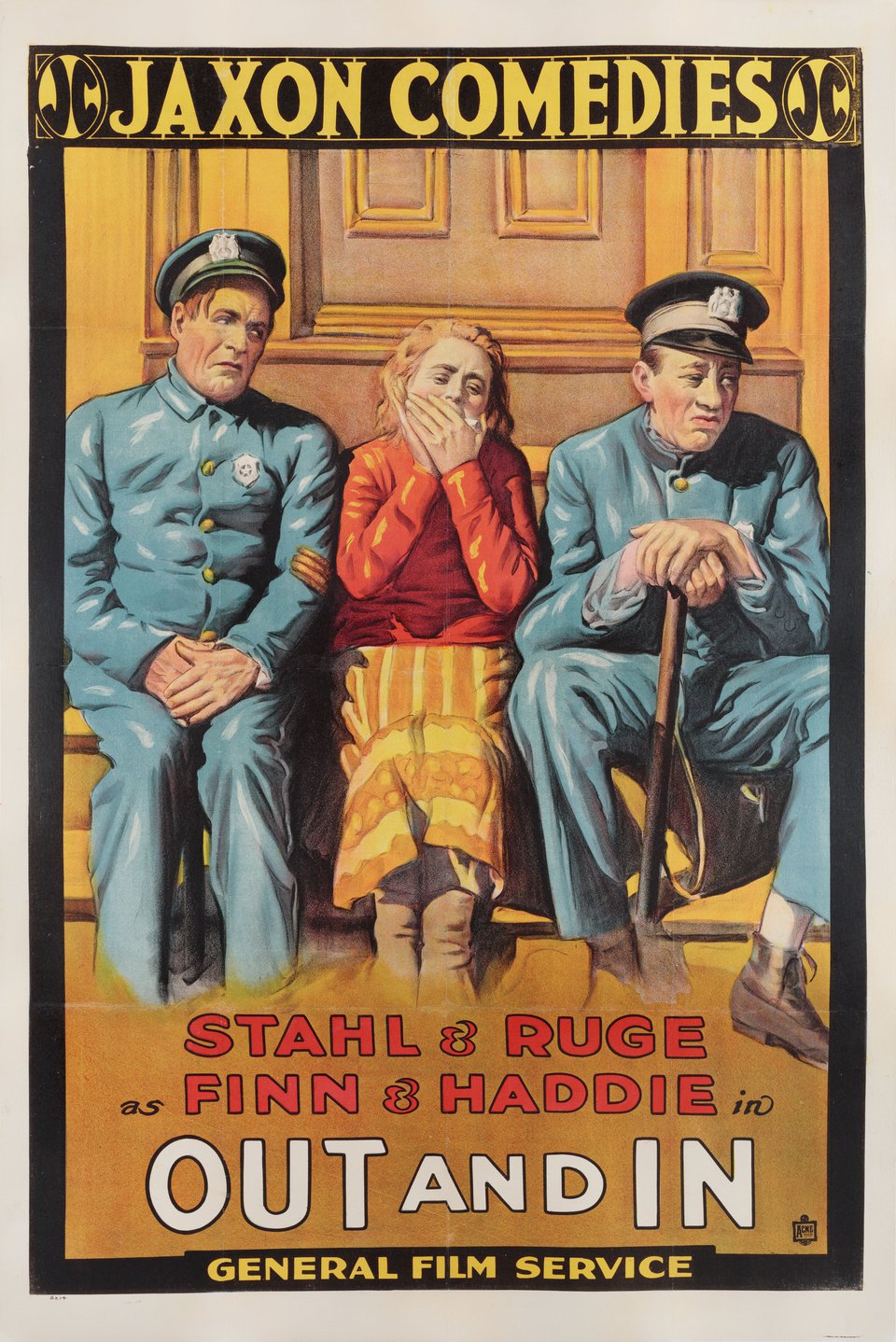 Out and In Original 1918 U.S. One Sheet Movie Poster - Posteritati ...