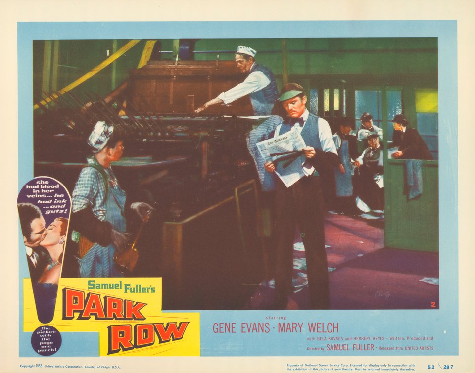 Park Row Original 1952 U.S. Lobby Card Set - Posteritati Movie Poster ...