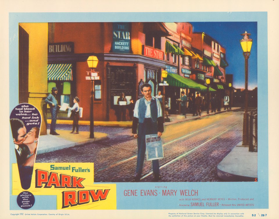 Park Row Original 1952 U.S. Lobby Card Set - Posteritati Movie Poster ...