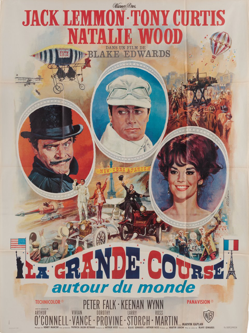 The Great Race Original 1966 French Grande Movie Poster - Posteritati ...