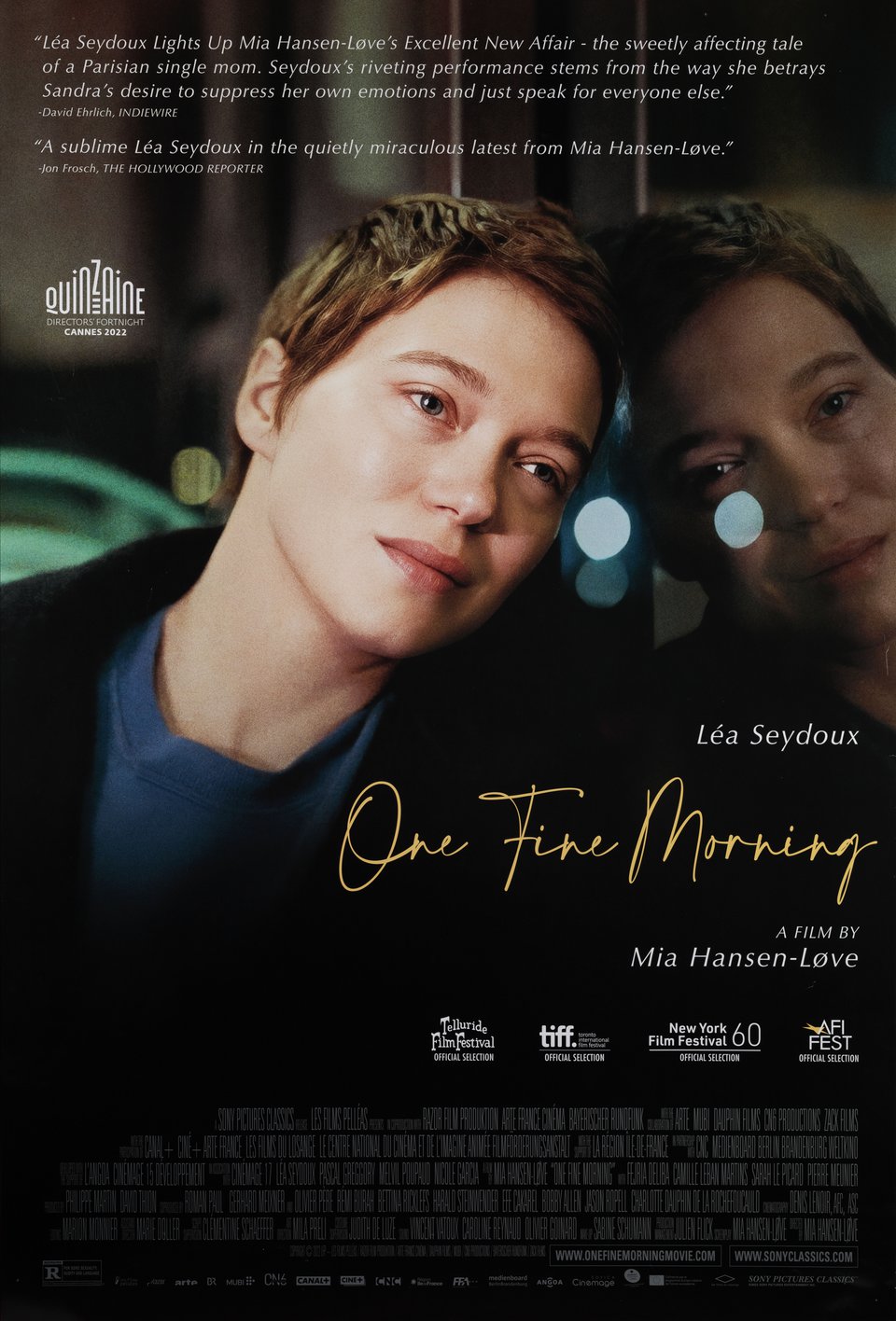 One Fine Morning Original 2022 U.S. One Sheet Movie Poster - Posteritati Movie Poster Gallery